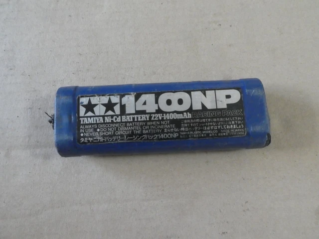 TAMIYA BATTERY PACK 1400 NP 7.2 VOLT racing pack spares or repair ...