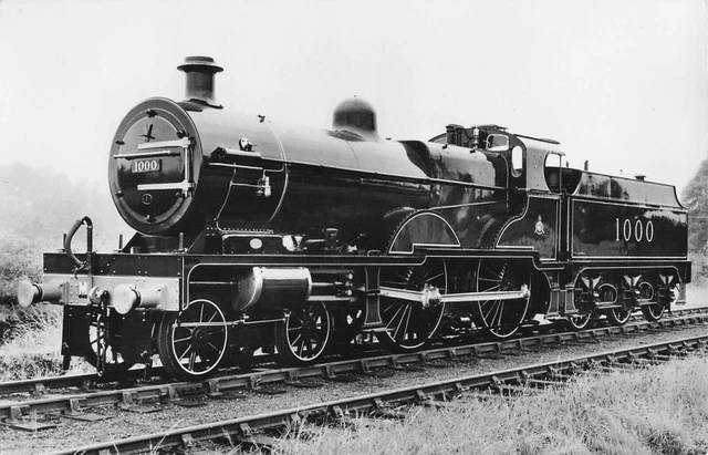 VINTAGE LOCOMOTIVE POSTCARD Steam Locomotive #1000 midland railway (R3 ...