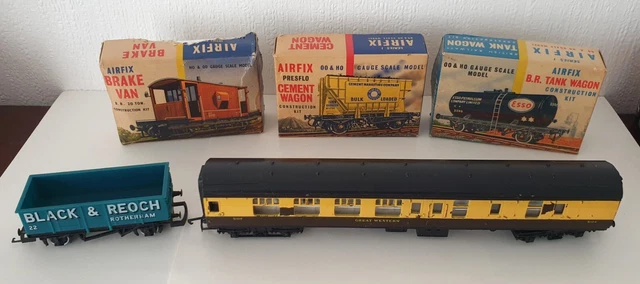 AIRFIX BRAKE VAN, Cement Wagon, BR Tank Wagon, Hornby Great Western ...