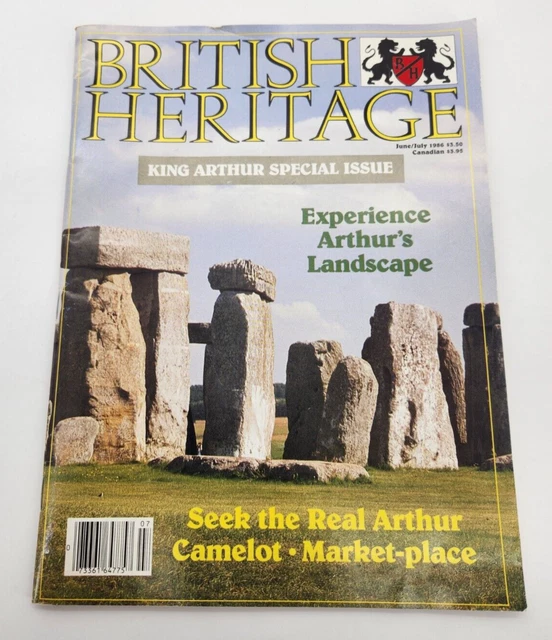 BRITISH HERITAGE MAGAZINE King Arthur Special Issue June/July 1986 £7. ...