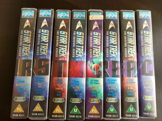 STAR TREK VHS Season 2 collection, 23 of 26 episodes - The Original ...