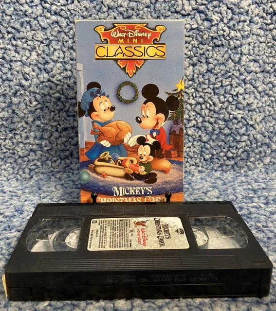 WALT DISNEY MINI Classics: Mickey’s Christmas Carol VHS 1991 Kids ...