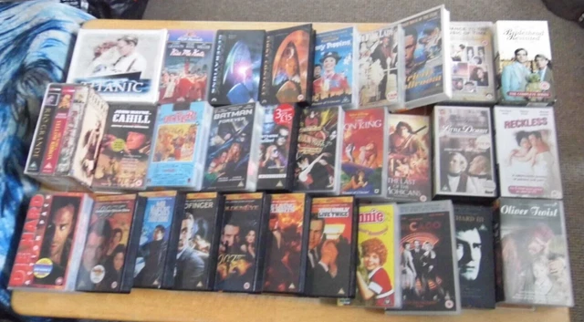 VHS BUNDLE VHS Movie/Tv Show Bundle [UNTESTED] £12.99 - PicClick UK
