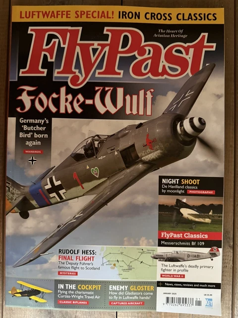FLYPAST MAGAZINE JAN 2025 Luftwaffe Special. Focke-Wulf: Germany's ...