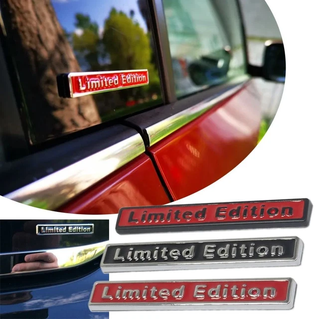 METAL LIMITED EDITION Metal Badge 3D Car Decals Car Trunk Emblem Badg ...