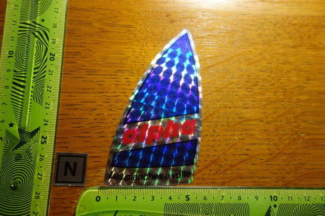 ALTER AUFKLEBER WINDSURFEN Segeln Windsurfer Segler Boards ALPHA (A ...