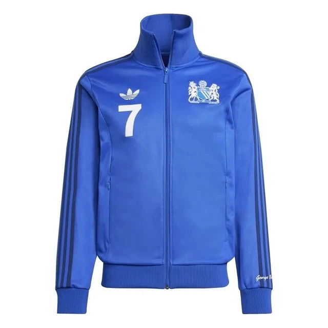ADIDAS MANCHESTER UNITED George Best Track Top EXTRA LARGE XL IV7537 ...