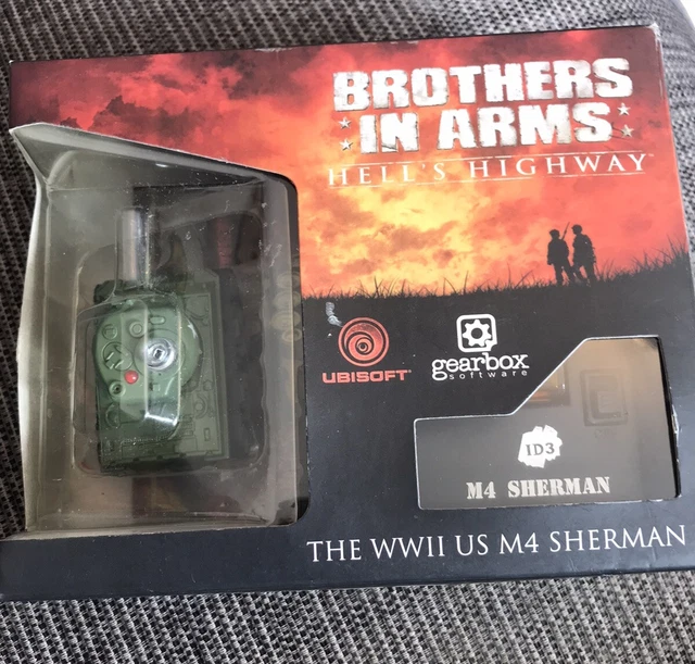 INTERACTIVE MICRO BATTLE Tank WWII US M4 Sherman **See Notes ** Gearbox ...