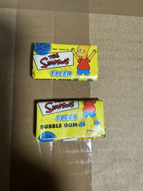 CHEWING-GUM BUBBLE GUM Simpsons EUR 6,70 - PicClick FR