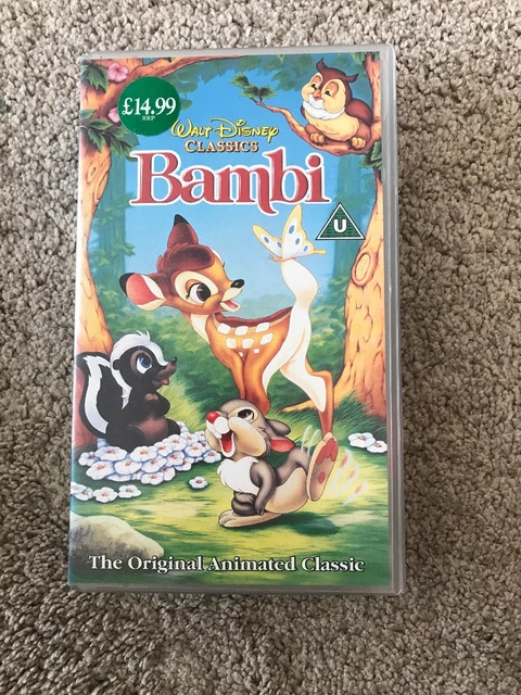 BUY2 GET 1 Free WALT DISNEY CLASSICS - BAMBI - PAL VHS (UK) VIDEO £0.75 - PicClick UK