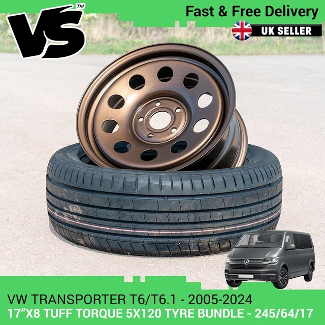 FOR VW T6/T6.1 Tuff Torque Modular 17"X8 Wheel & Economy Road Tyre ...