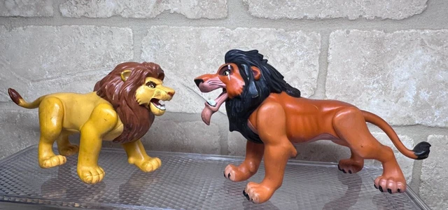 VINTAGE MATTEL THE Lion King Fighting Action Figure Scar Disney SIMBA £ ...