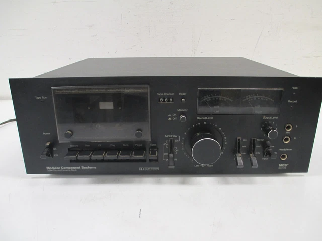VINTAGE MODULAR COMPONENT Systems 3564 Stereo Cassette Deck *FOR PARTS ...