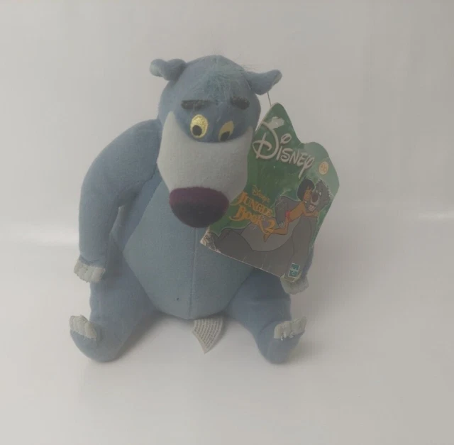BALOO SOFT TOY With Tag 2002 Hasbro Jungle Book 2 Disney 7" Tall T896 £ ...