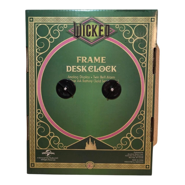 WICKED ELPHABA AND Glinda Frame Desk T Clock New in Box $28.11 ...
