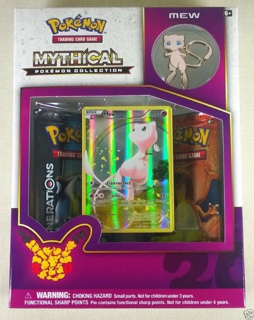 MYTHICAL MEW COLLECTION Caja Sellada con 2 Generaciones Impulsores ...