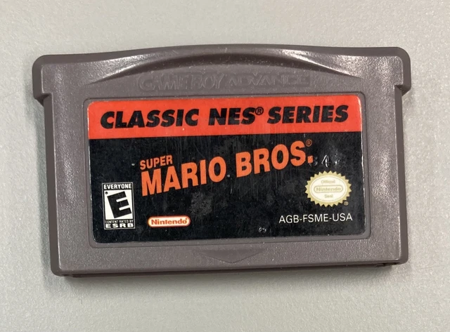 SUPER MARIO BROS. Classic NES Series Nintendo GBA Authentic Tested Free ...