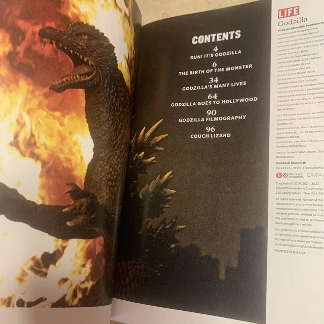 LIFE MAGAZINE GODZILLA King of the Monsters Collector's Edition Issue ...
