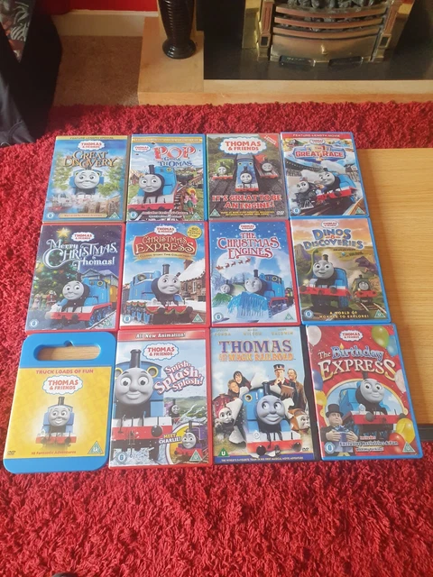 THOMAS & FRIENDS Thomas The Tank Dvd Bundle X 12 Collectable £14.95 ...
