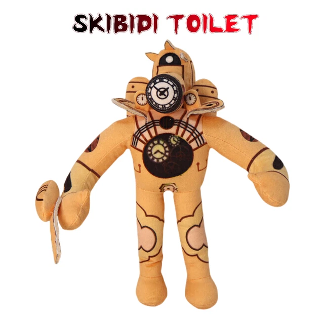 SKIBIDI TOILET PLUSH Super Combo King Of Clocks Pp Cotton Stuffed Toy ...