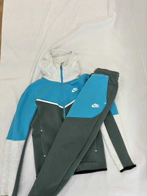 NIKE TIFFANY BLUE tech fleece tracksuit £110.00 - PicClick UK