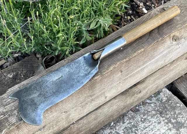 VINTAGE SOCKETED S&J Billhook Axe Slasher Hedge Laying Edge Garden Old ...