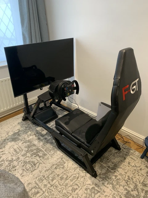 NEXT LEVEL RACING F-GT Sim Racing rig complete with monitor stand. VGC ...