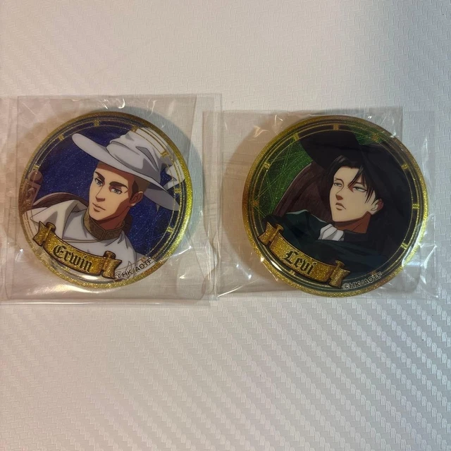 ATTACK ON TITAN Levi Erwin Lame Kirakan Badge Collection Wizard EUR 47 ...