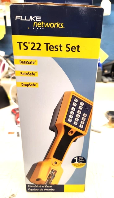 FLUKE TS22 22800004 Test Set with 346A plug. Central Office, Butt set ...