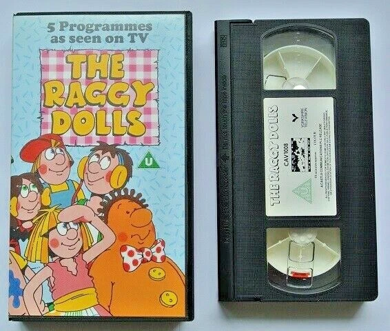 THE RAGGY DOLLS 1 VHS Video Tape Cassette Vintage Rare Collectable ...