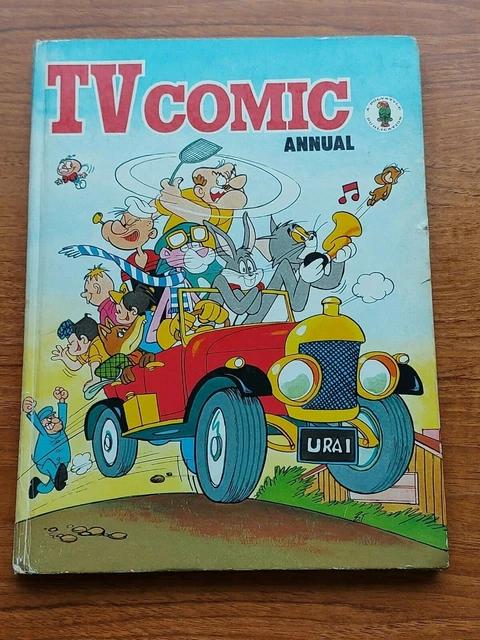 TV COMIC ANNUAL 1975 - Popeye, Tom & Jerry, Basil Brush, Road Runner ...