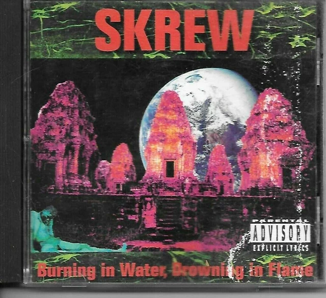SKREW BURNING EN Eau Drowning En Flamme Audio CD Métal Lame Parfait EUR ...