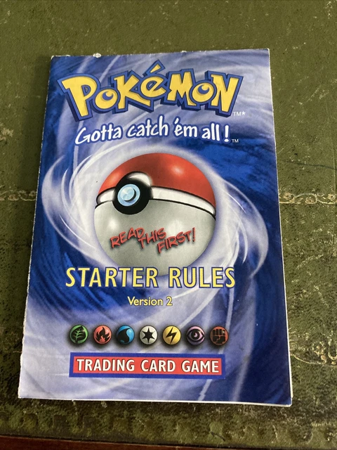 POKEMON STARTER RULES Version 2 Booklet £1.00 - PicClick UK