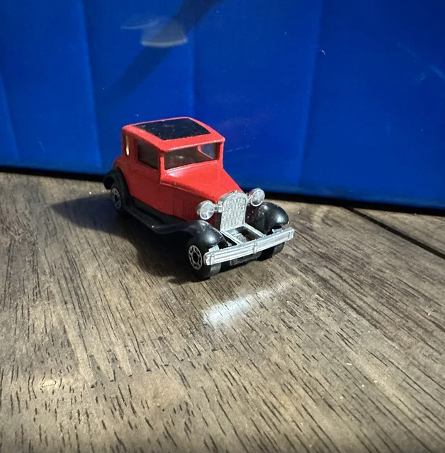 VINTAGE 1979 VINTAGE Matchbox Model A Ford Diecast Car. 1/64 Scale. Red ...