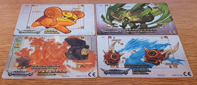 SPECTROBES CARD INPUT Code Cards Nintendo DS Beyond the Portals Trading ...