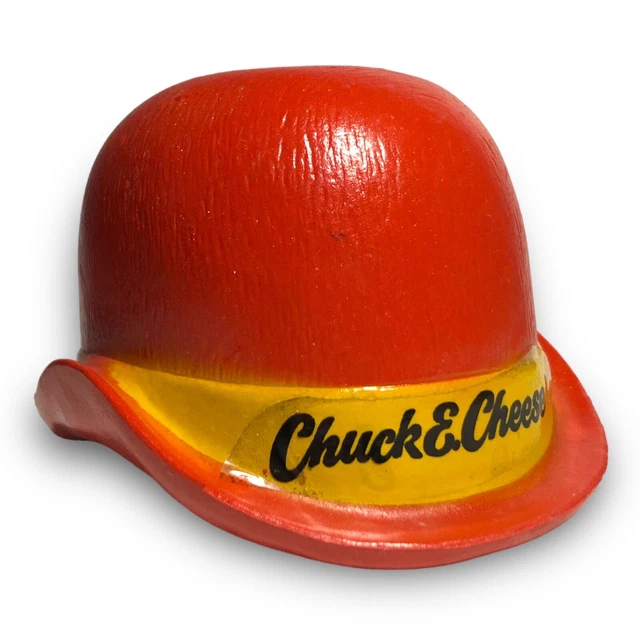 RARE: VINTAGE 1980’S Chuck E. Cheese Collectible Derby Hat Prize Bank ...