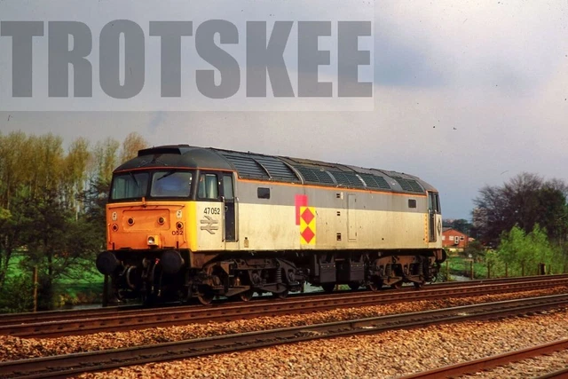 35MM SLIDE BR British Rail Diesel Loco Class 47 47052 1991 Original £4. ...