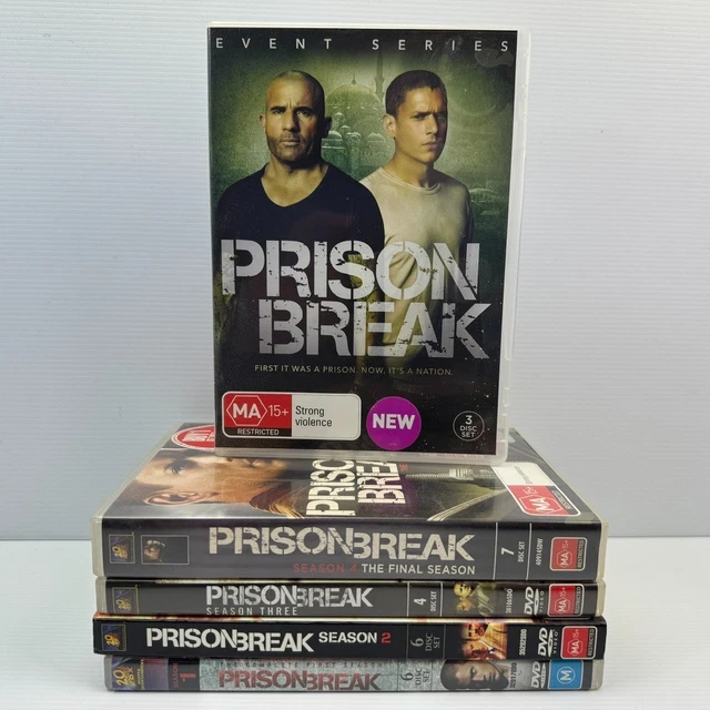 PRISON BREAK COMPLETE Series DVD Season 1-4 + Event Series PAL Region 4 ...