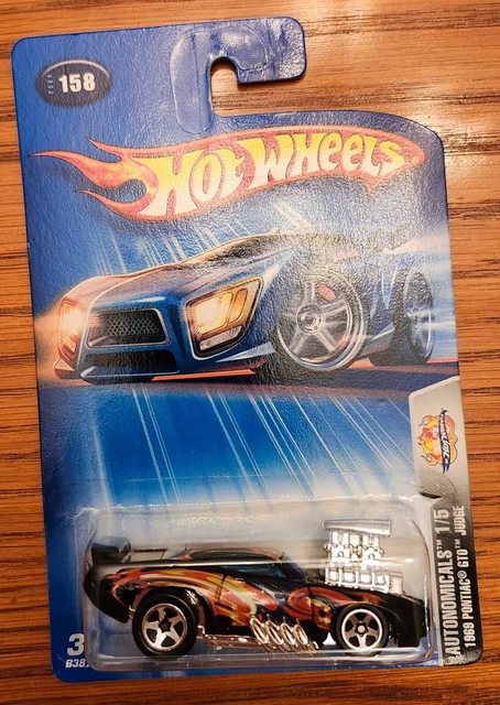 2004 HOT WHEELS #158 1969 Pontiac GTO Judge Autonomicals Series 1/5 sp5 ...