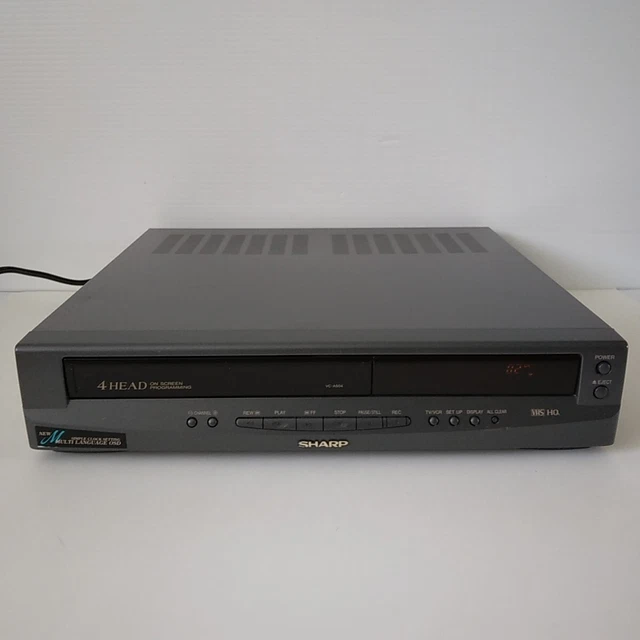 SHARP VCR MODEL: VC-A504U VHS Player/Recorder-No Remote-Tested, Works ...