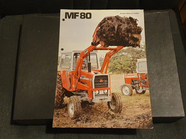 MASSEY FERGUSON 80 power loader farm tractor sales brochure leaflet 1978 £5.92 - PicClick UK