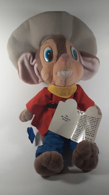 VINTAGE FIEVEL AN American Tail Movie Fievel Goes West Large Plush £15. ...