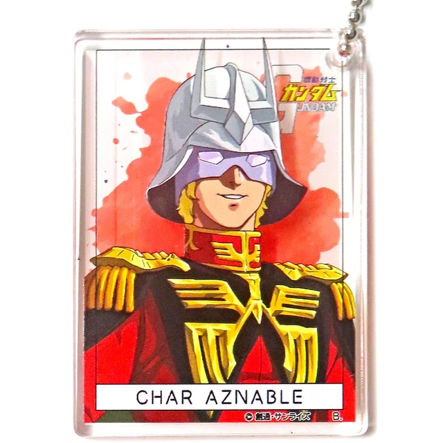 CHAR AZNABLE GUNDAM STRICT-G x TAMASHII NATIONS Trading Acrylic Keych ...