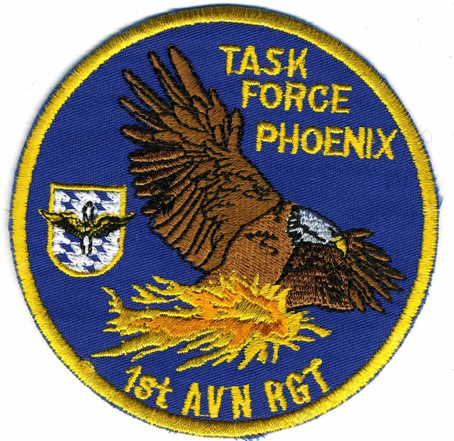 US ARMY AVIATION Patch: 1st Aviation Regiment TASK FORCE Phoenix $5.00 ...
