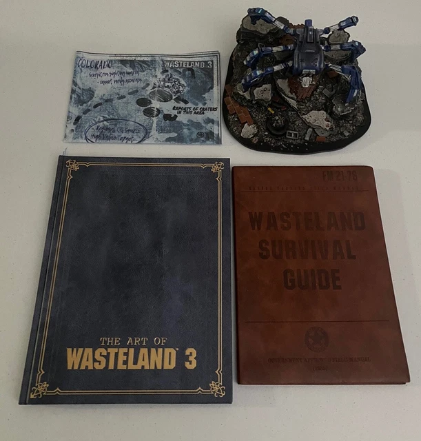 WASTELAND 3 COLLECTOR'S Edition Broken Scorpitron Statue Survival Guide ...
