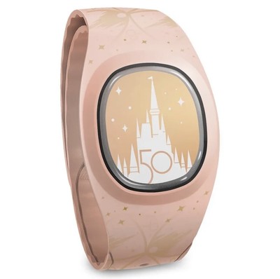 DISNEY 50TH ANNIVERSARY Cinderella Castle Magic Band+ Magic Band Plus ...