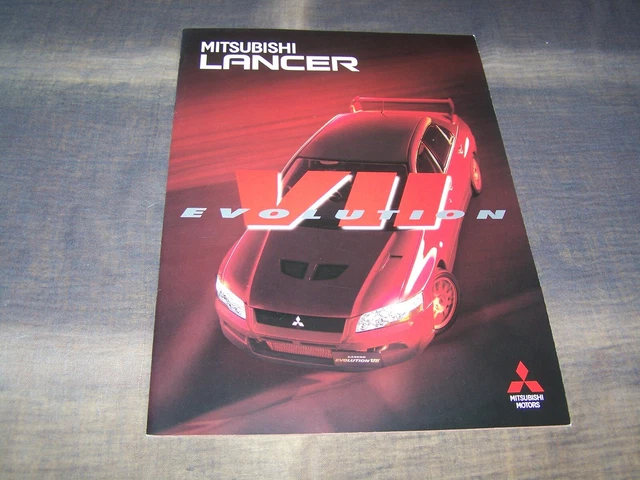 TOPRARITY MAGNIFICENT PRESTIGE Brochure Mitsubishi Lancer Evo 7 from ...