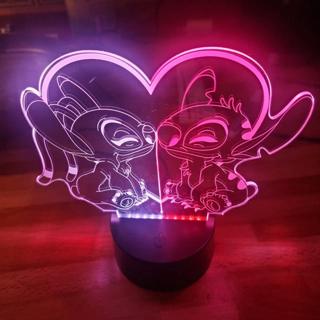 KITTY LAMP- 3D LED 16 Color Changing Touch with Remote Control Kitty ...