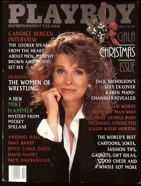 PLAYBOY US DECEMBER 1989 CANDICE BERGEN Petra Verkaik KAREN MAYO ...