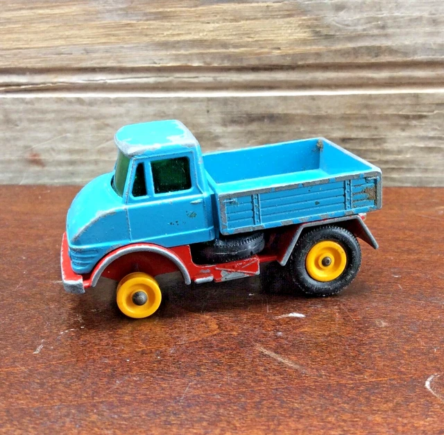 VINTAGE LESNEY MATCHBOX Series Unimog Mercedes Truck 1968-1969 No. 49 ...